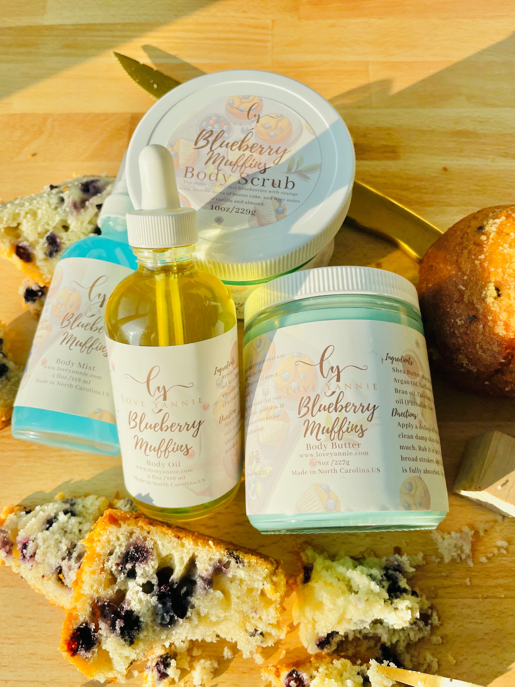 Blueberry Muffins Body Bundle – Love Yannie