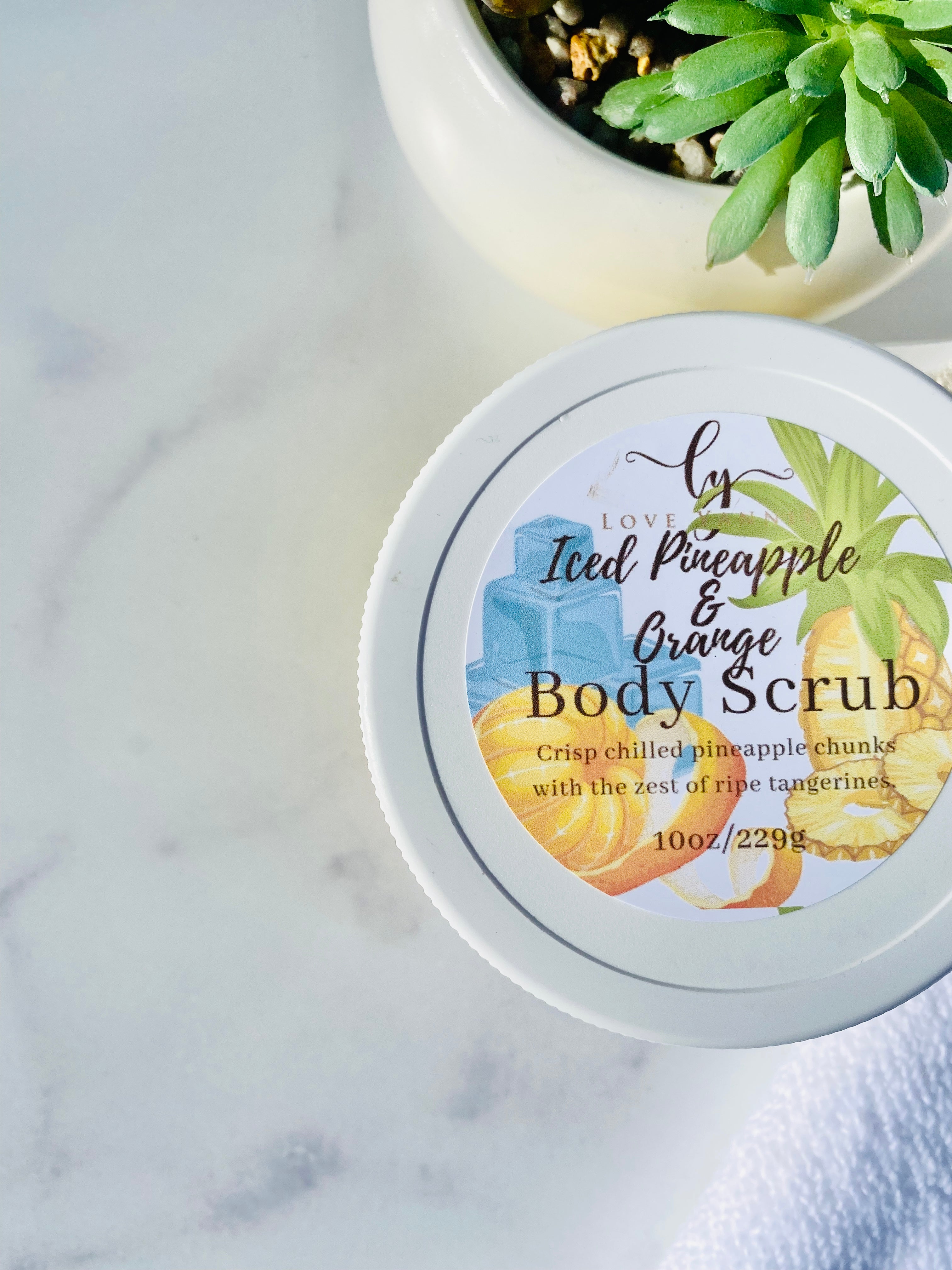 Iced Pineapple and Orange Shea Butter Body Scrub – Love Yannie