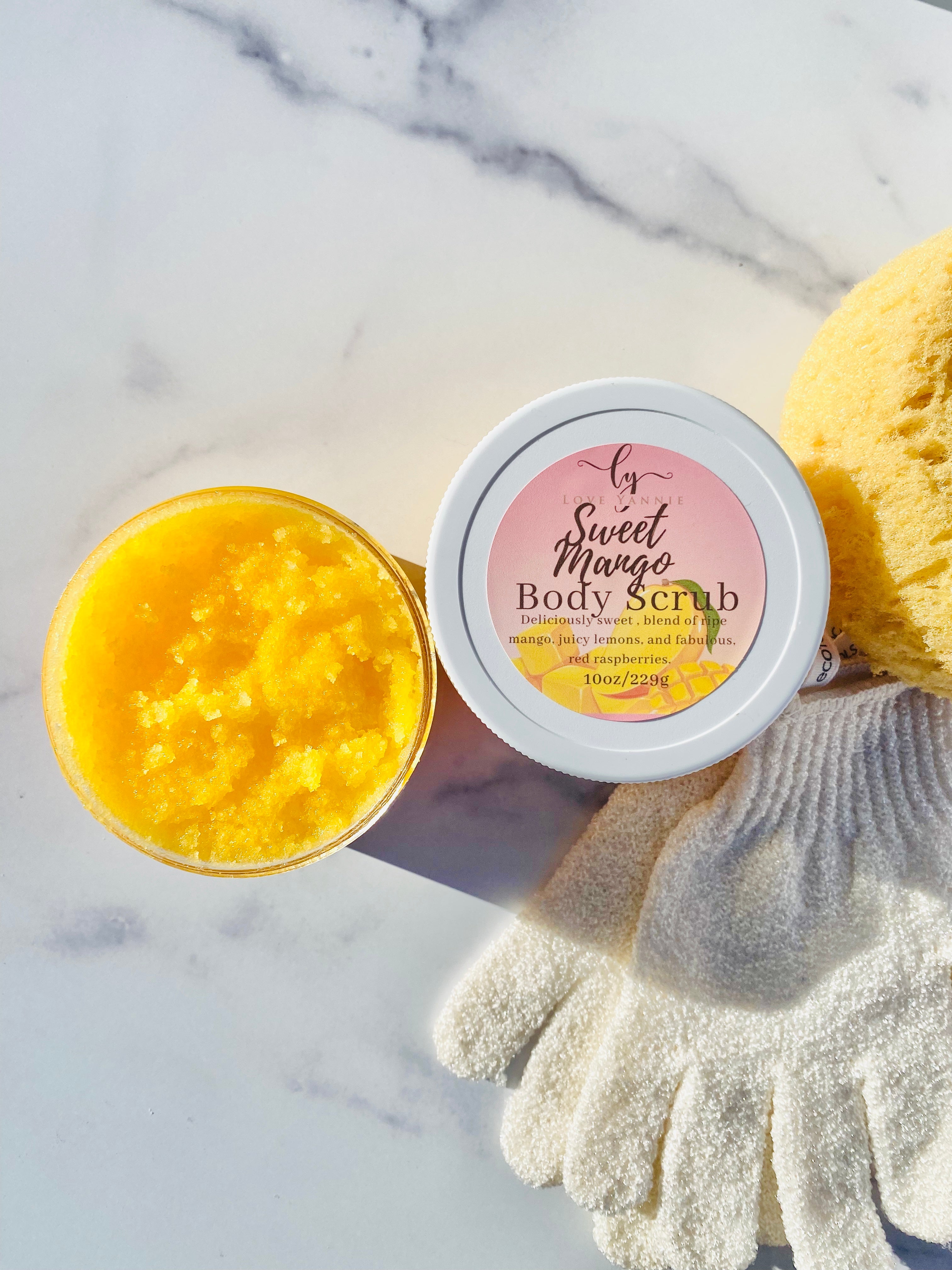 Sweet Mango Shea Butter Body Scrub – Love Yannie